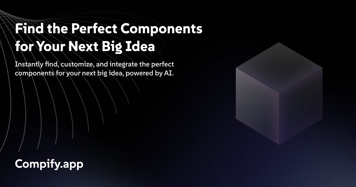 Compify - Build & Share Beautiful UI Components | Component Library